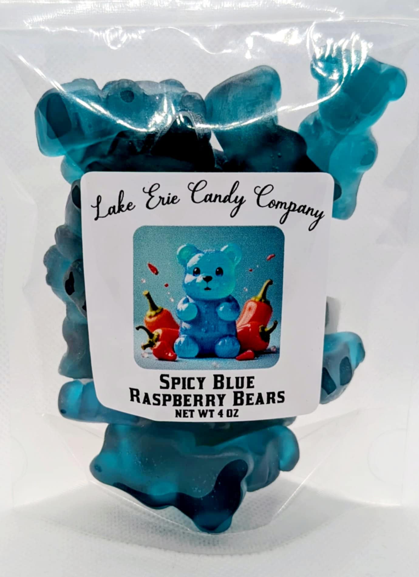 Spicy Blue Raspberry Bears – Lake Erie Candy Company
