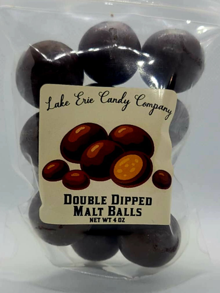 Double Dipped Malt Balls – Lake Erie Candy Company