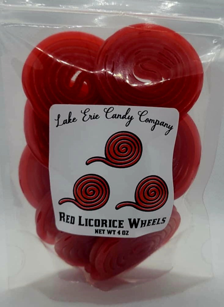 Red Licorice Wheels – Lake Erie Candy Company