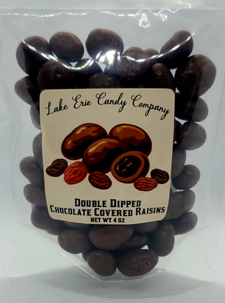 Double Dipped Chocolate Covered Raisins – Lake Erie Candy Company