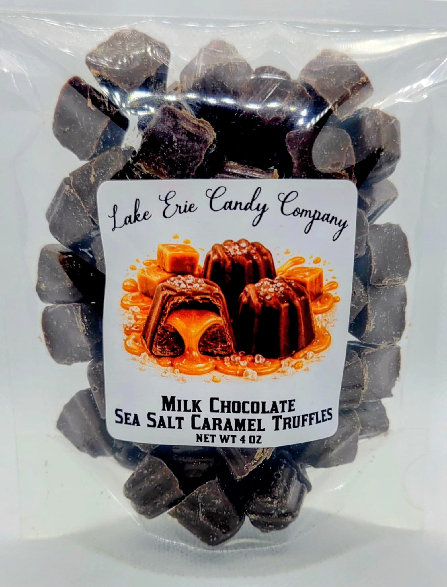 Milk Chocolate Sea Salt Caramel Truffles – Lake Erie Candy Company